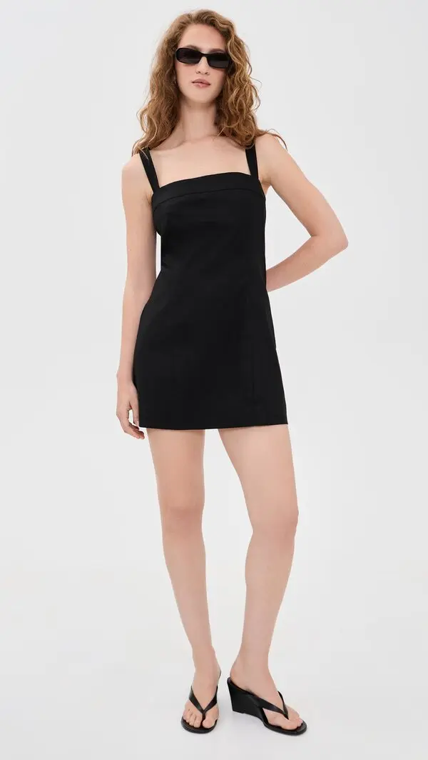 Good American The Structured Linen Mini Dress