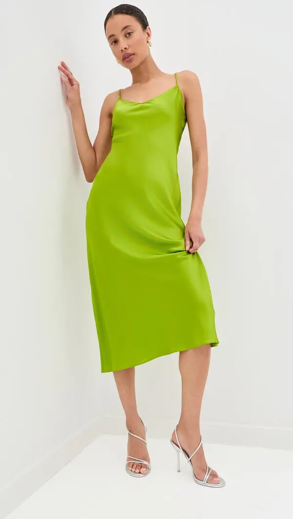 Sablyn Taylor V Neck Silk Dress