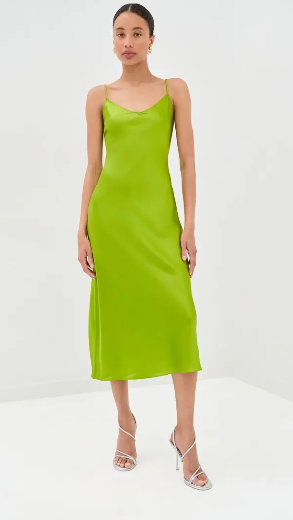 Sablyn Taylor V Neck Silk Dress