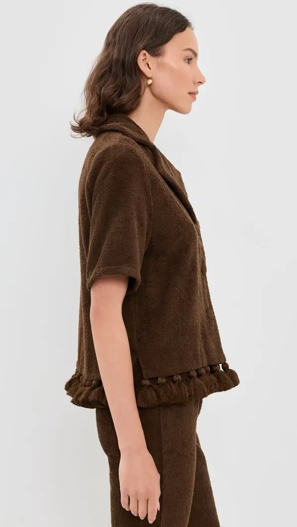 Cap D'antibes Antonia Terry Cloth Shirt