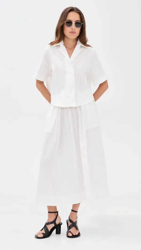 HOUSE OF DAGMAR Cotton Maxi Skirt