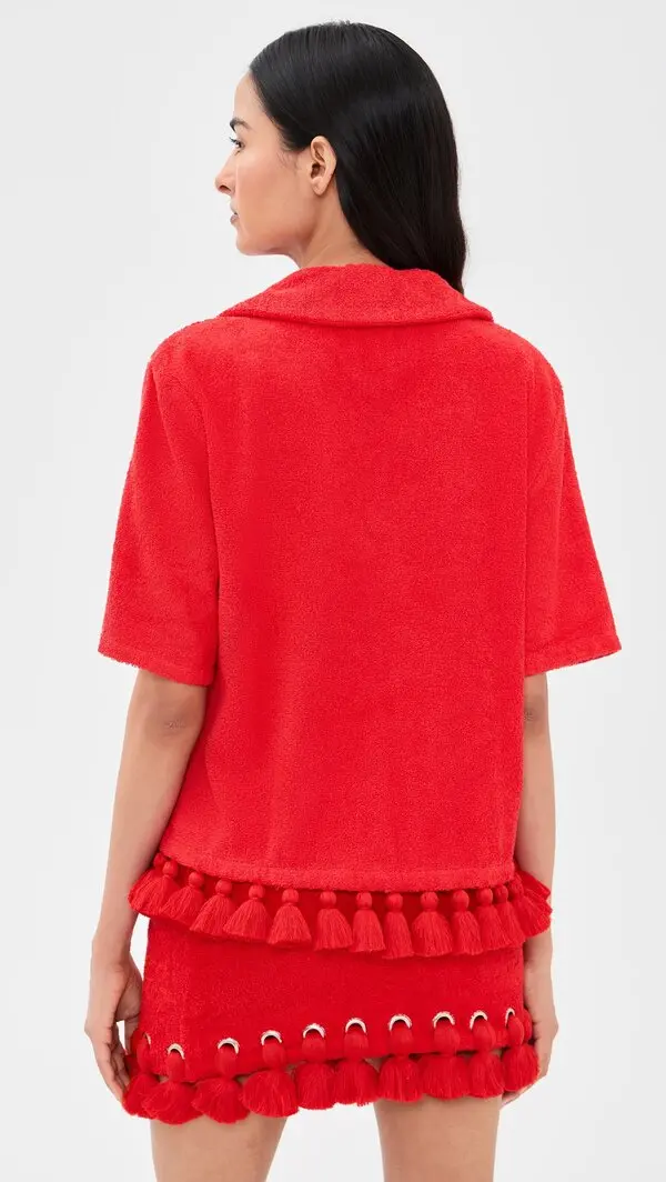 Cap D'antibes Antonia Terry Cloth Shirt