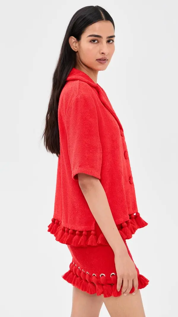 Cap D'antibes Antonia Terry Cloth Shirt