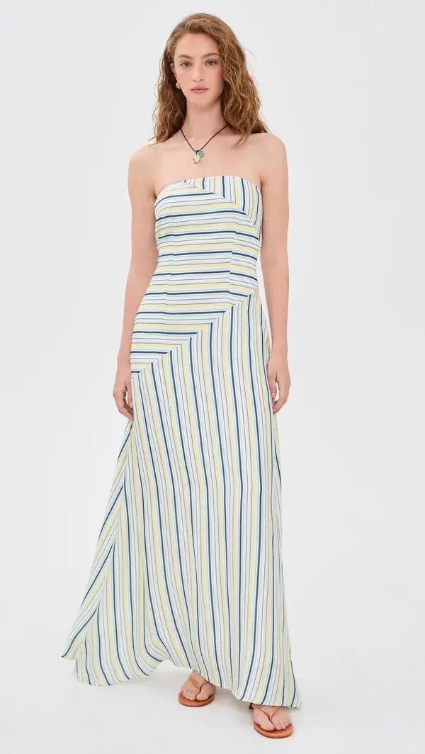 SEVEN WONDERS Calissa Strapless Maxi Dress