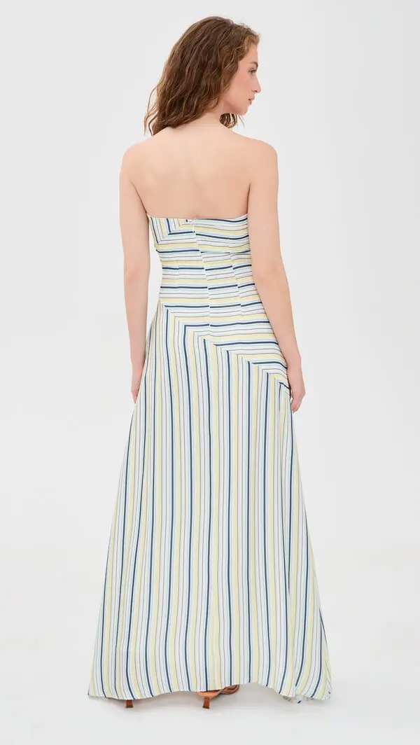 SEVEN WONDERS Calissa Strapless Maxi Dress