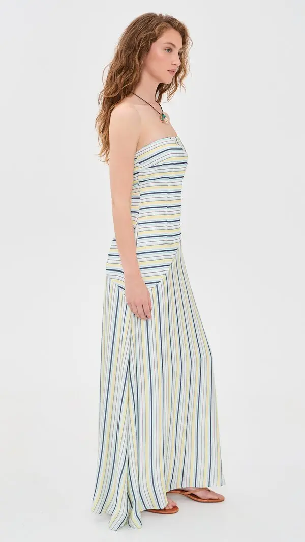 SEVEN WONDERS Calissa Strapless Maxi Dress