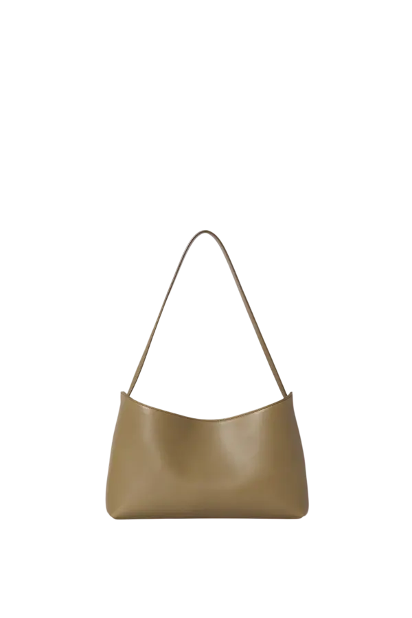 THE ROW Alma Baguette Bag - Mustard