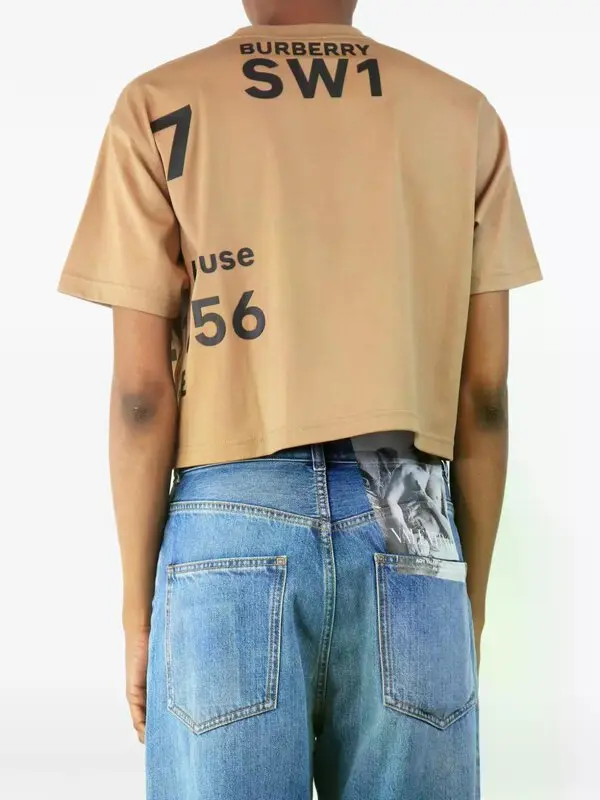 Burberry Horseferry Cropped T-shirt