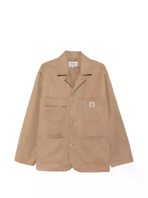 Carhartt Work In Progress Logo-patch Button-up Jacket
