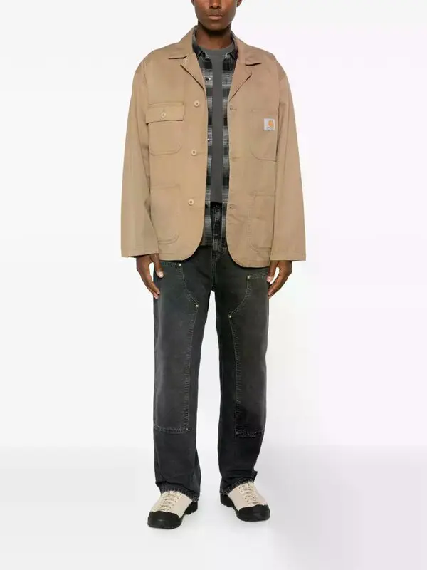 Carhartt Work In Progress Logo-patch Button-up Jacket