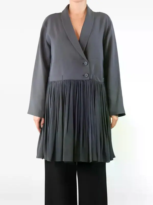 Nanette Lepore Pleated Longline Coat