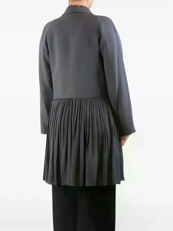 Nanette Lepore Pleated Longline Coat