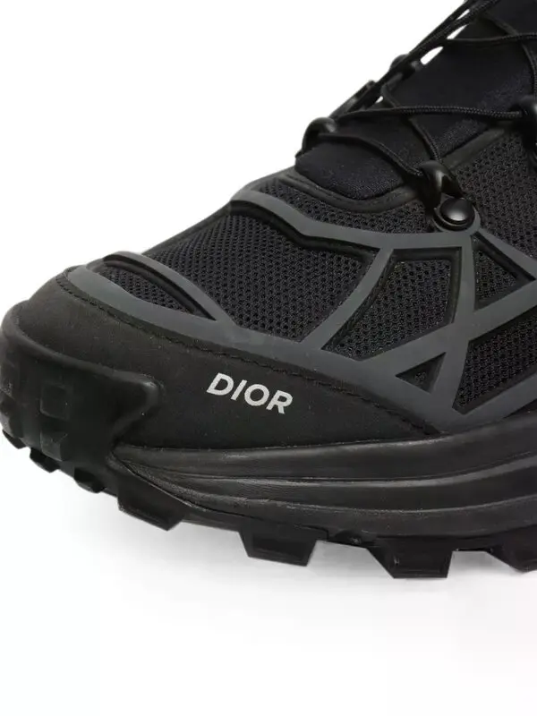 Dior Logo Detail Lace-up Sneakers