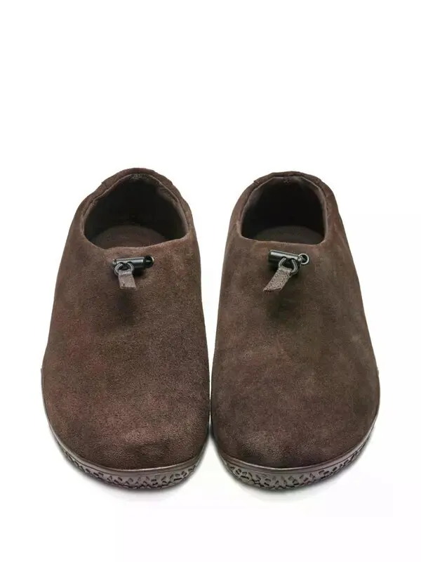 Suicoke Leather Slip-on Sneakers