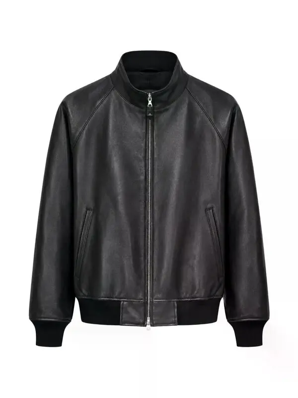 HERILL Lamb Leather High-neck Jacket