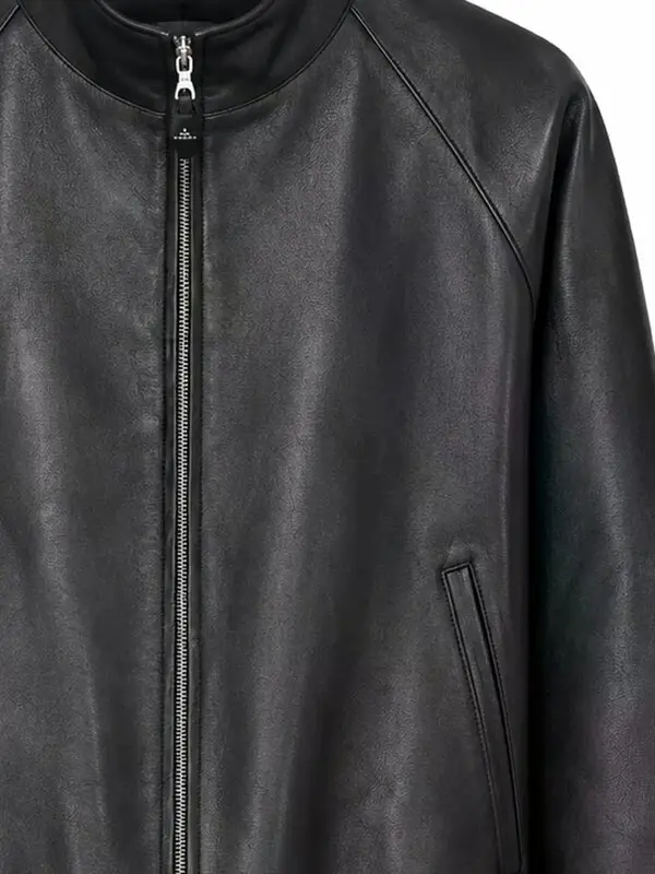 HERILL Lamb Leather High-neck Jacket