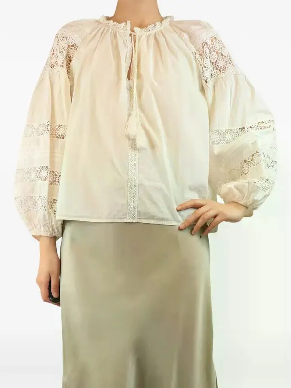 Ulla Johnson Crochet Detail Blouse