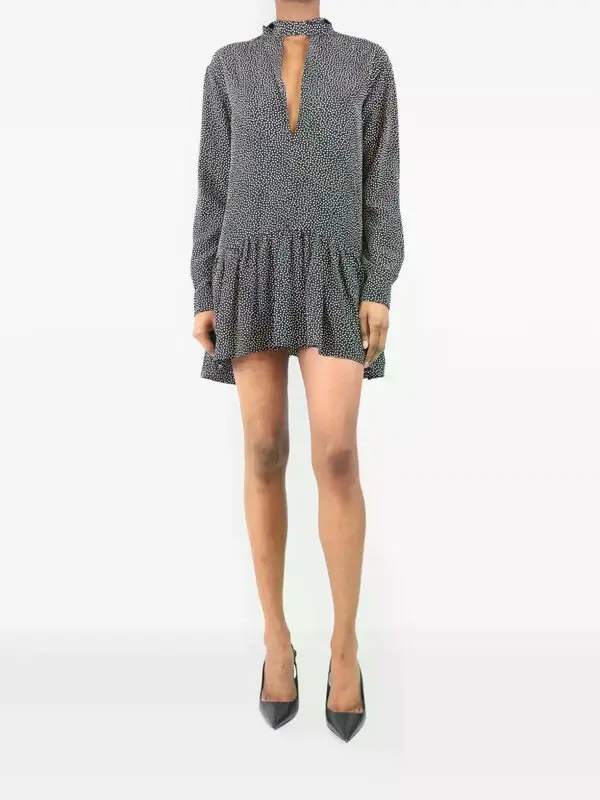 Saint Laurent Ruffled Mini Dress