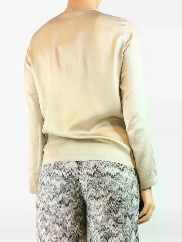Brunello Cucinelli Embellished Silk Blouse