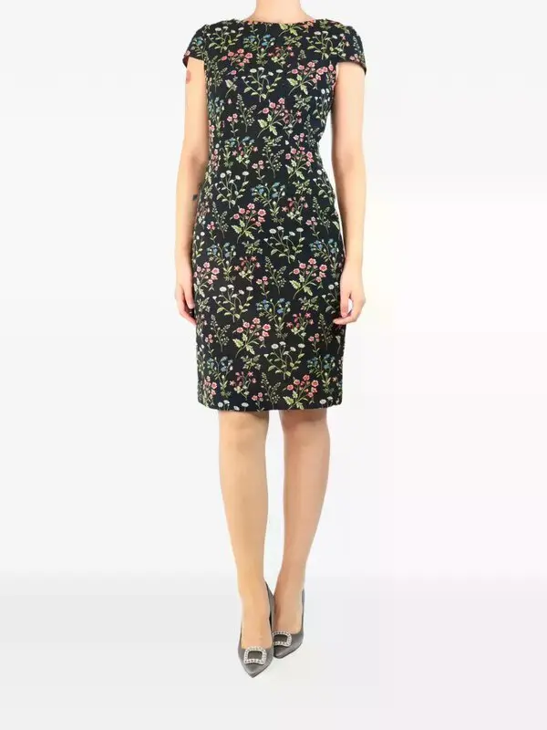 Erdem Marion Floral-jacquard Mini Dress