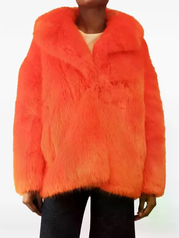 Diane Von Furstenberg Faux Fur Coat