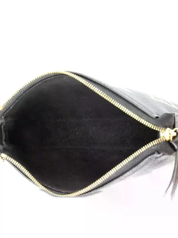 LOUIS VUITTON Pochette Accessoires Bicolor Monogram Empreinte Giant Mini Clutch Bag - Black