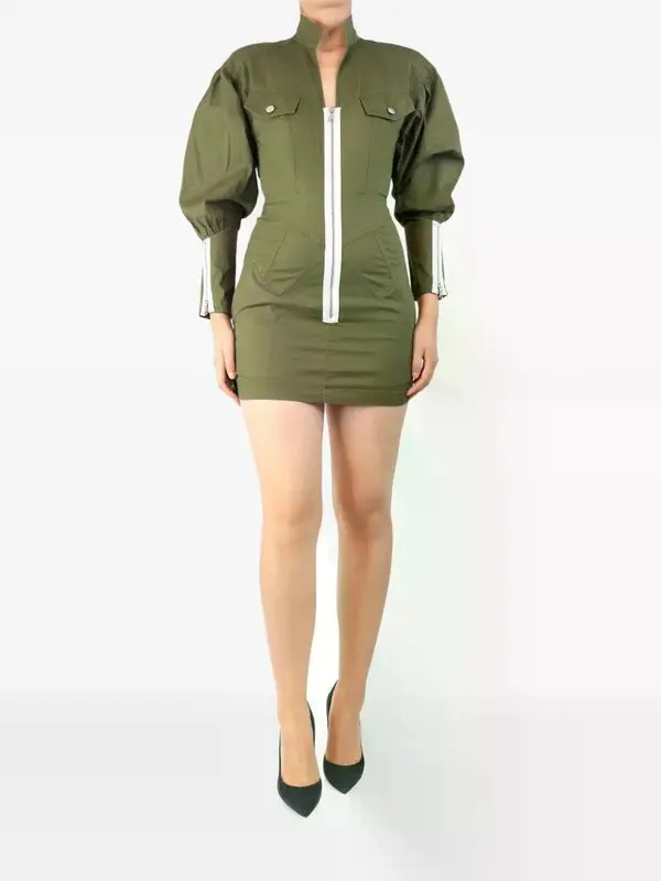 Marissa Webb Zip-front Mini Dress