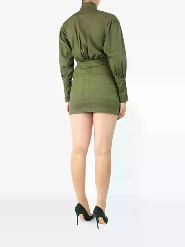 Marissa Webb Zip-front Mini Dress