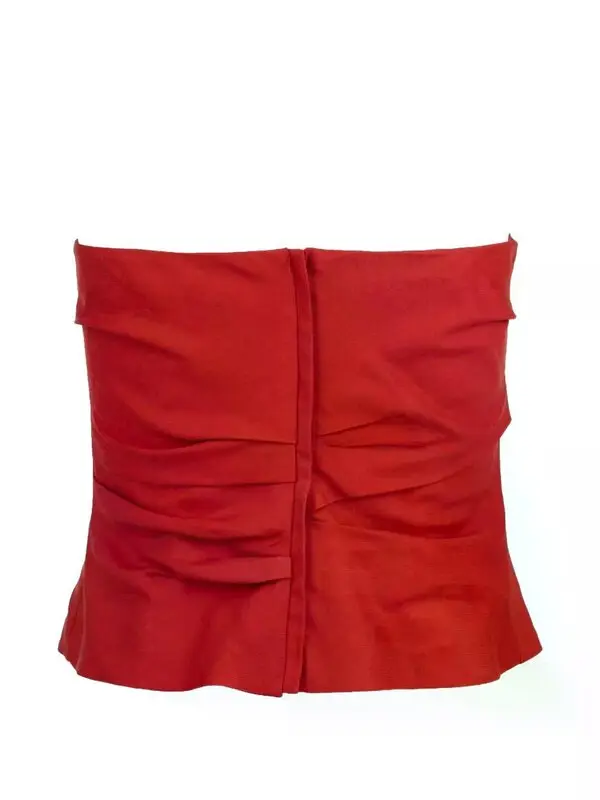 Marella Strapless Ruched Top