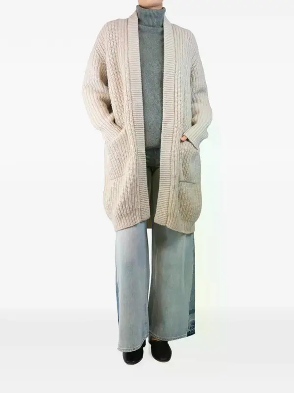 Fedeli Ribbed Longline Cardigan