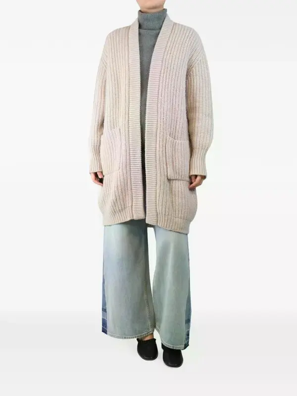Fedeli Ribbed Longline Cardigan
