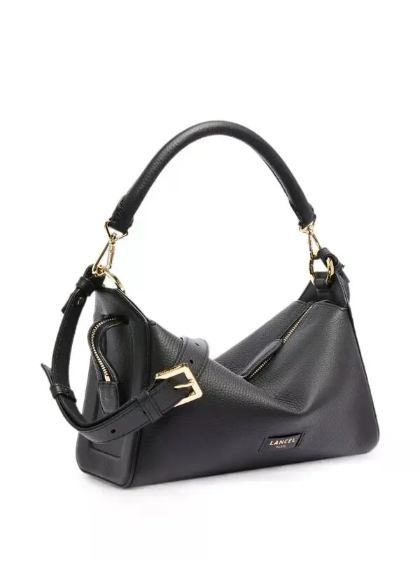 LANCEL Louison Grained Leather Shoulder Bag - Black