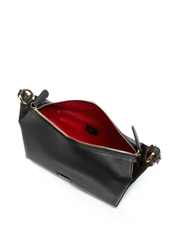 LANCEL Louison Grained Leather Shoulder Bag - Black