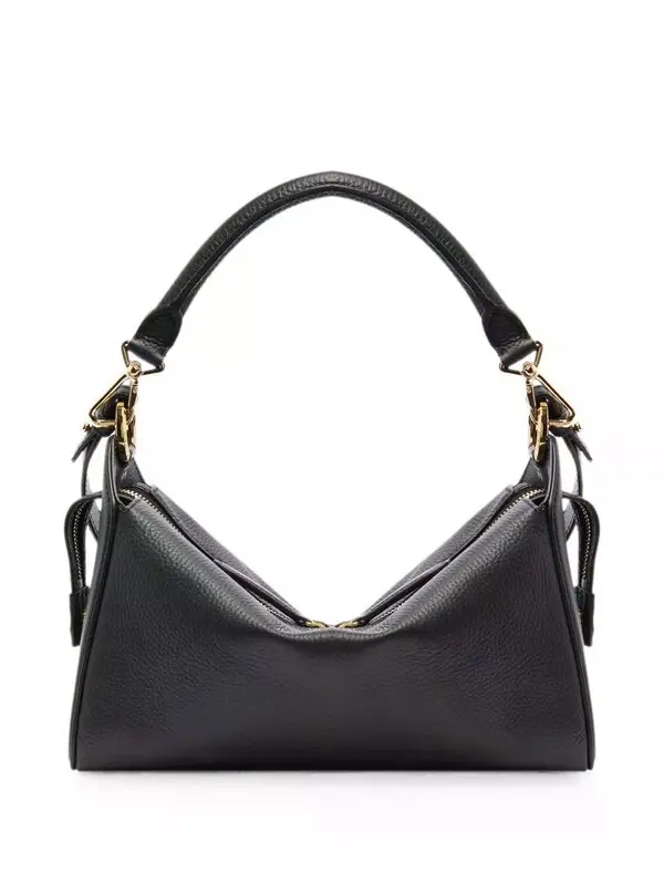 LANCEL Louison Grained Leather Shoulder Bag - Black