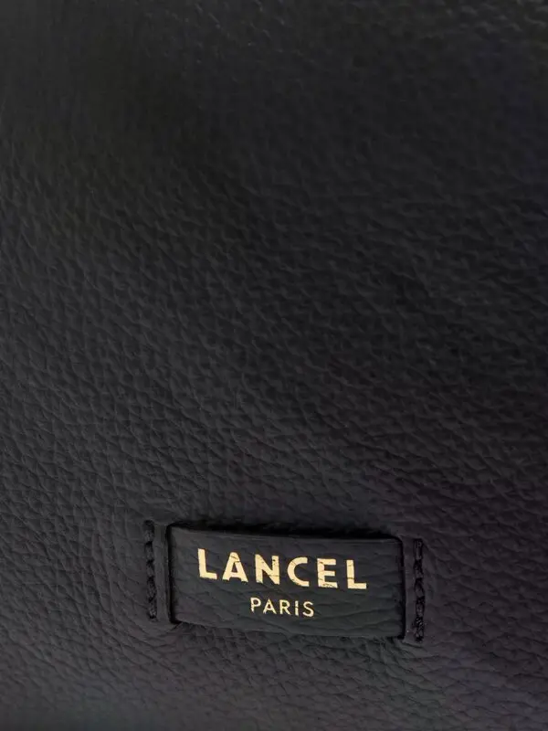LANCEL Louison Grained Leather Shoulder Bag - Black