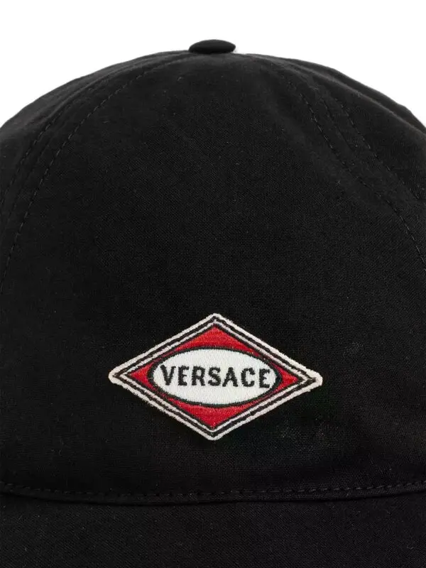 Versace Logo Patch Baseball Cap