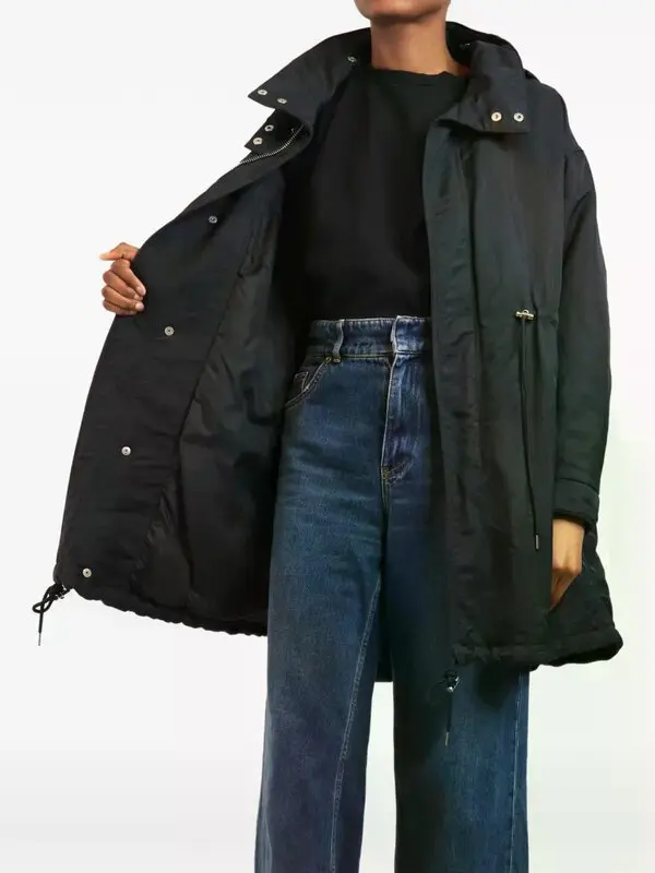 Alexander McQueen Hooded Drawstring Parka