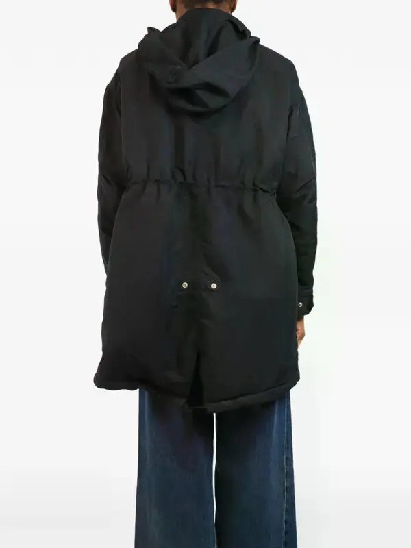 Alexander McQueen Hooded Drawstring Parka
