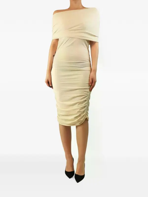 Khaite Aerica Off-shoulder Dress