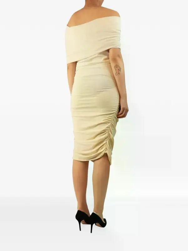 Khaite Aerica Off-shoulder Dress