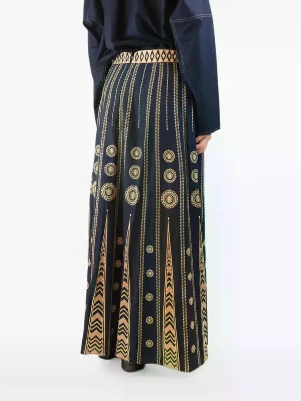 EMPORIO SIRENUSE Embroidered Maxi Skirt
