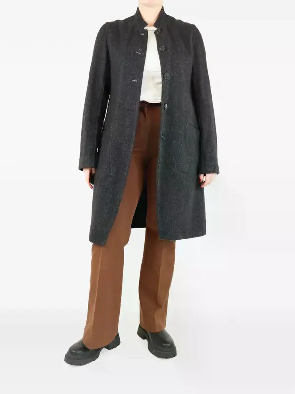 CASEY CASEY Herringbone Button-up Coat