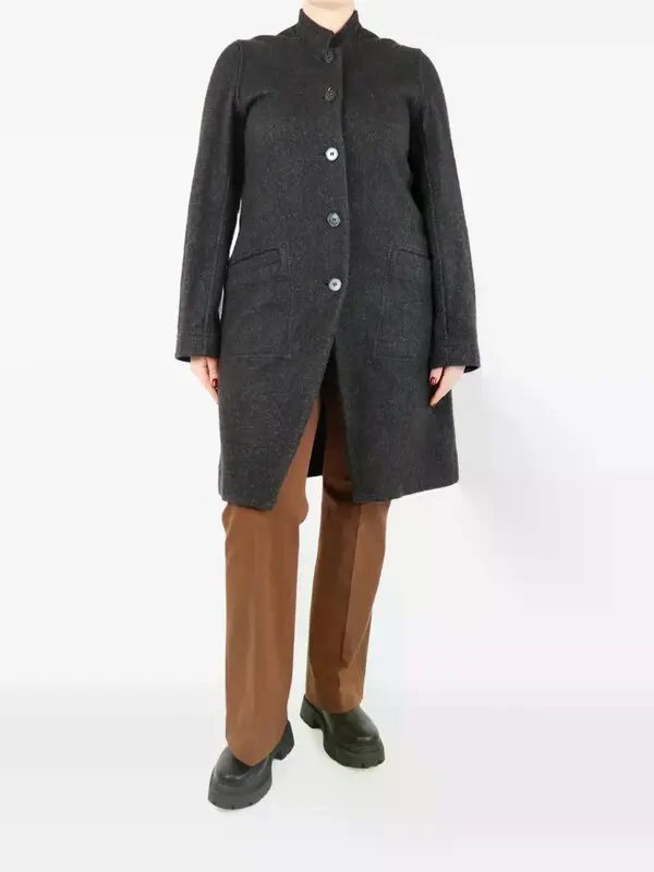 CASEY CASEY Herringbone Button-up Coat