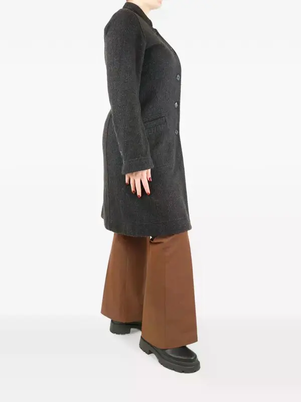 CASEY CASEY Herringbone Button-up Coat