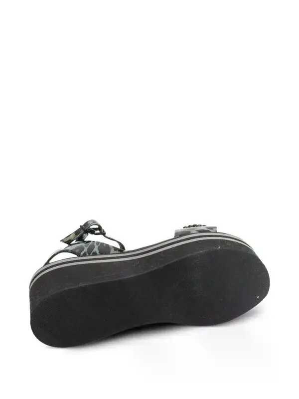 Clergerie Bejewelled Platform Sandals
