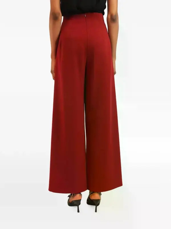 SERGIO HUDSON Darted Waist Wide Leg Trousers