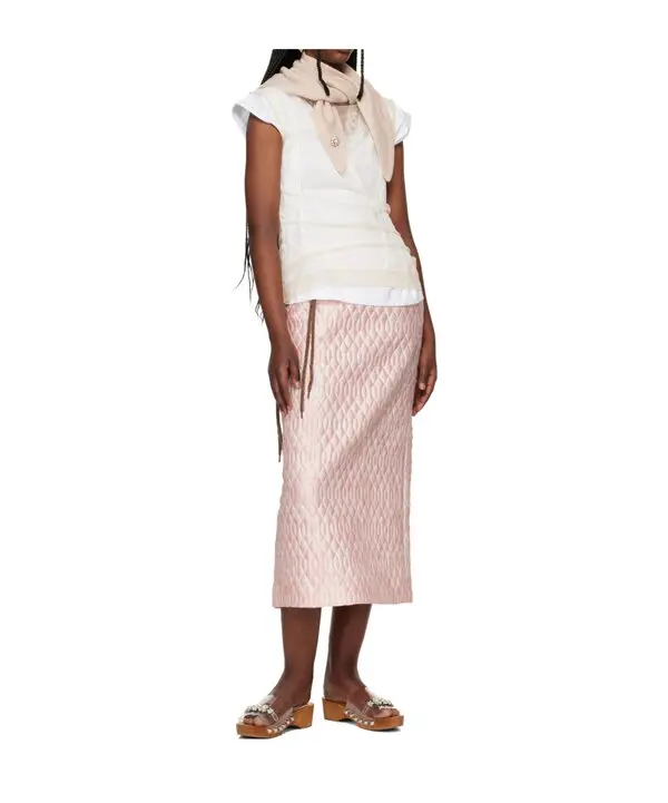 Simone Rocha Embellished Cashmere Scarf