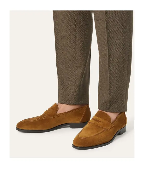 Loro Piana Sergio Walk Loafers - Brown