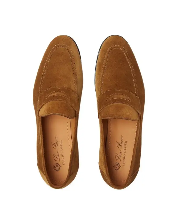 Loro Piana Sergio Walk Loafers - Brown