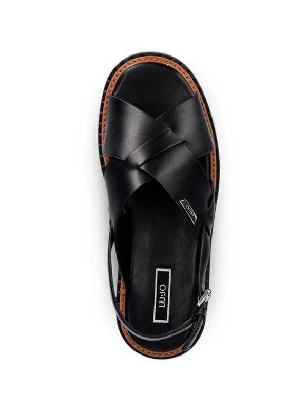 Liu Jo Crossover Flatform Sandals